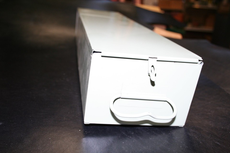 DIEBOLD Safe Deposit Box Tin NEW LARGER Size 3 11/16" x 5 3/8" x 21 3/4 ...