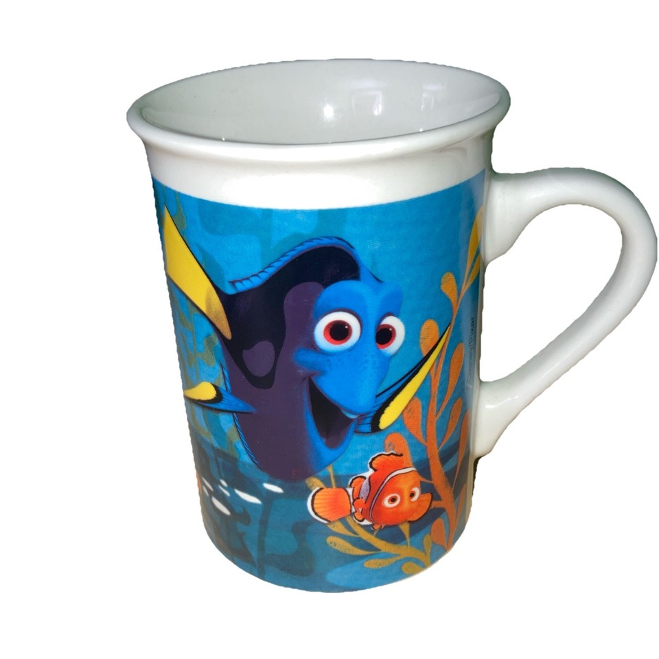 Finding Dory Mug Coffee Tea Cup NEMO 4" Tall 10 oz 2016 Disney Pixar | eBay