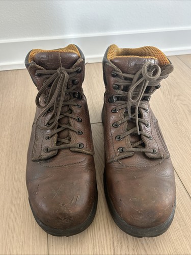 Timberland PRO Powerfit Titan Safety Toe Brown Work Boots 6" 26063 Men ...