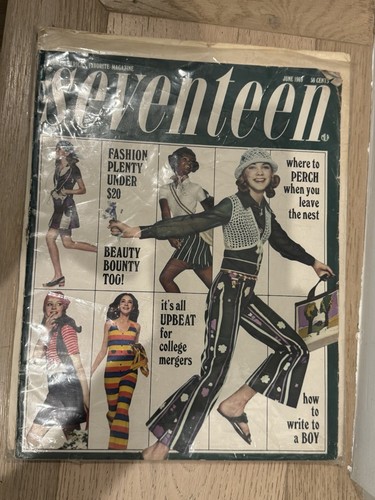 Vintage Seventeen Magazine June 1969, good condition, advertisements ...