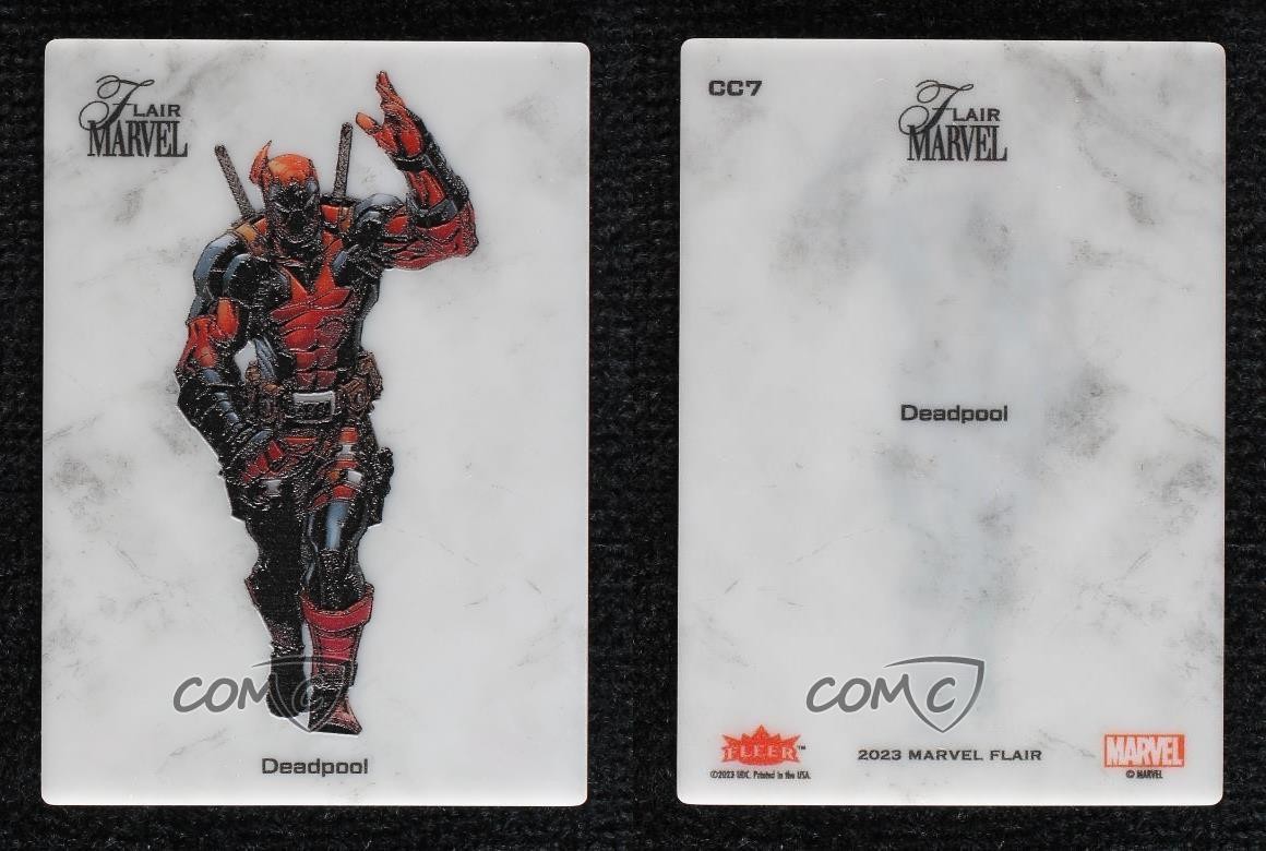 2023 Flair Marvel Carved Deadpool #CC7 | eBay
