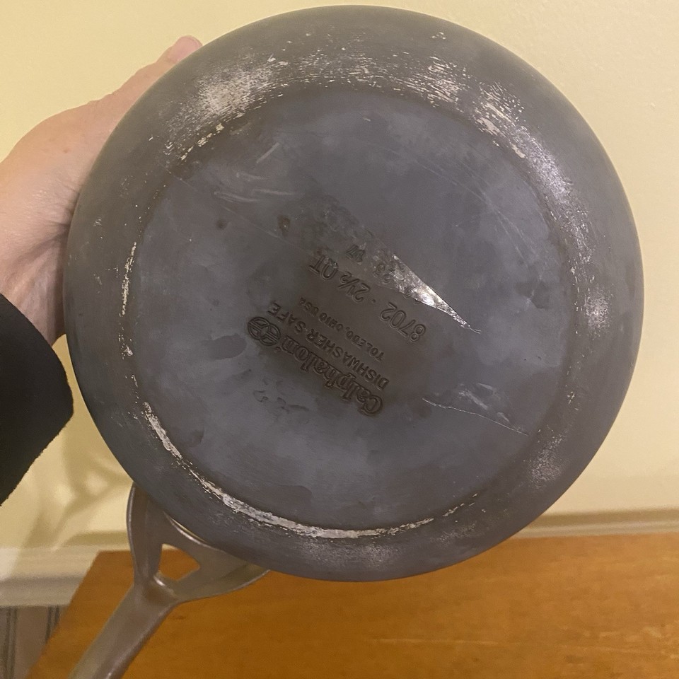 Calphalon Premier Hard Anodized 2.5qt Saucepan Space Saving Glass Lid ...