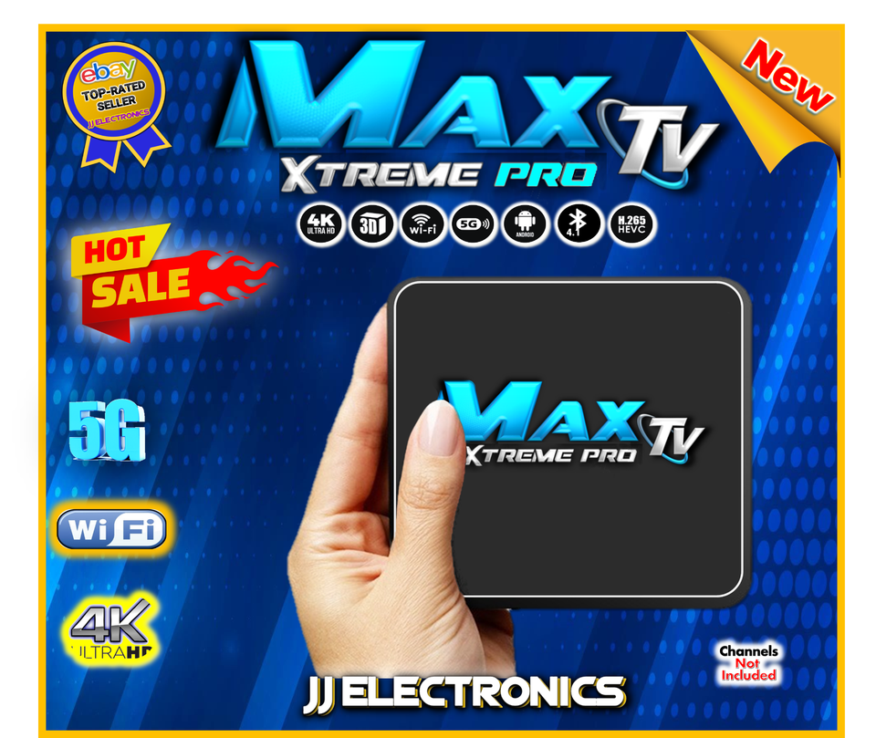 MaxTV Xtreme PRO 5G 2024 4K More Powerful QUAD CORE 64BIT ANDROID Box ...