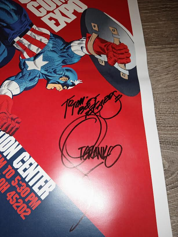 STERANKO Autographed Signed 11 by 17 Poster! Captain America | eBay