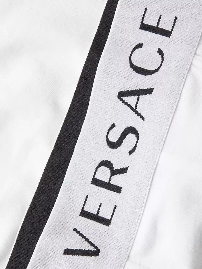 Versace Logo LOW RISE SLIP (BRIEF) Sz 6 (Large) White,Authentic,New | eBay