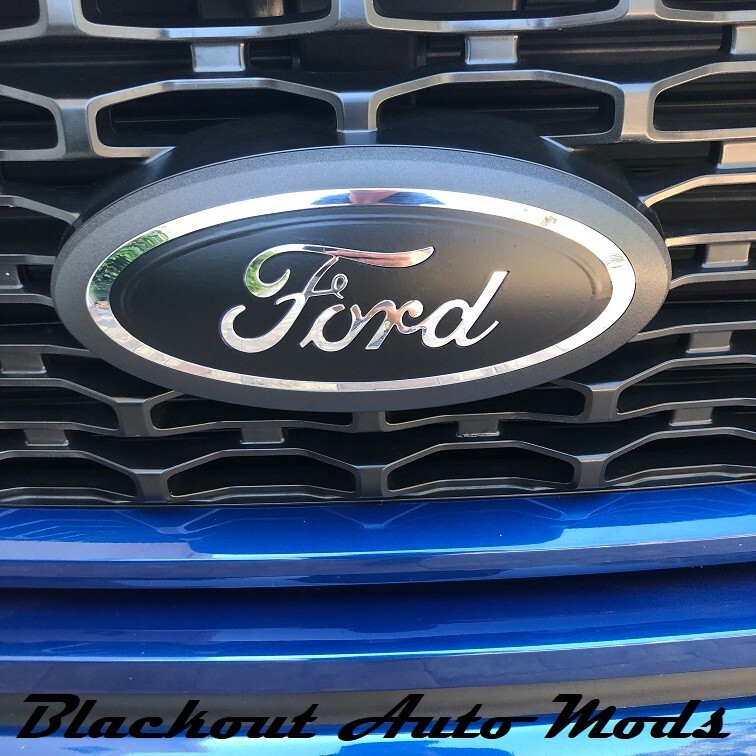 Matte Black Emblem Overlay Vinyl Decals For 2015-2023 Ford F150 | eBay