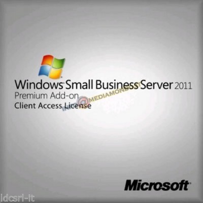 Licenza Windows Small Business Server 2011 Premium Edition 64bit 2YG ...