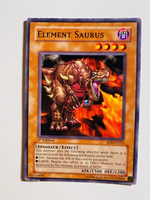 YU-GI-OH! 1ST EDITION ELEMENT SAURUS RDS-EN014 NM-MT CARD | eBay