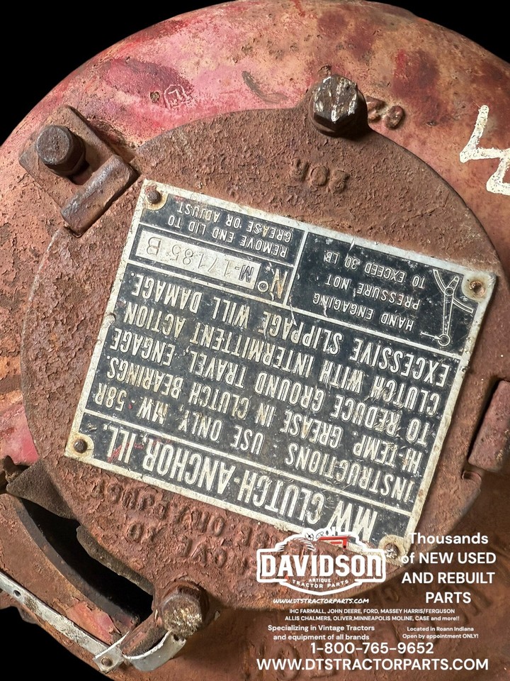 M&W Hand Clutch Assembly For Farmall M Tractor | eBay