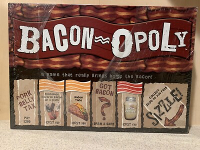 Bacon-Opoly BaconOpoly A Delicious Bacon Themed Monopoly Game 2/6 ...