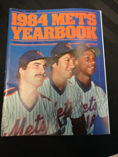 1984 New York Mets Revised Edition Official Yearbook Shea Stadium | eBay