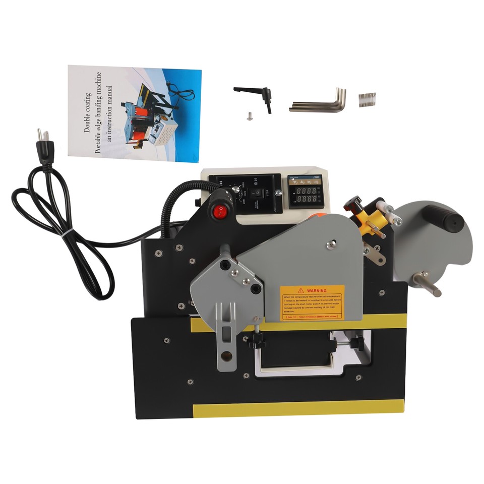 110V Woodworking Edge Bander Banding Machine Curve Straight Edge ...