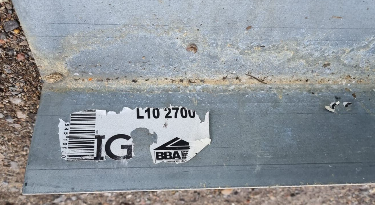 IG Standard Duty Single Leaf Lintel L10 2700mm 125-150mm | eBay