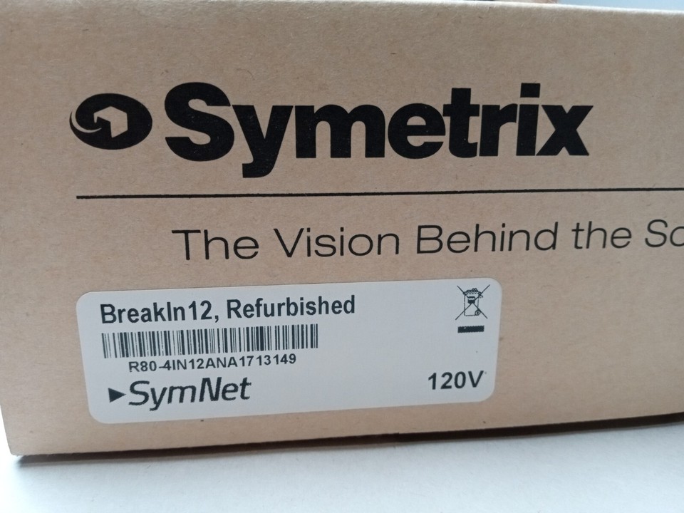 Symetrix Symnet BreakIn 12 Audio Signal Processor | eBay