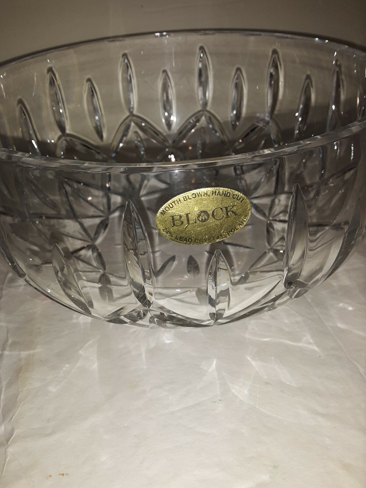 Block crystal glassware | eBay