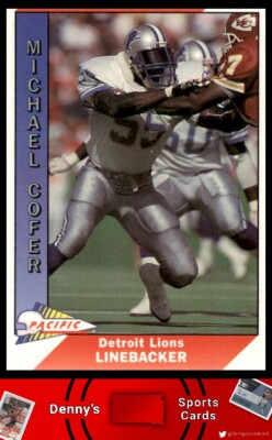 1991 Pacific #135 Michael Cofer Detroit Lions Football Card | eBay
