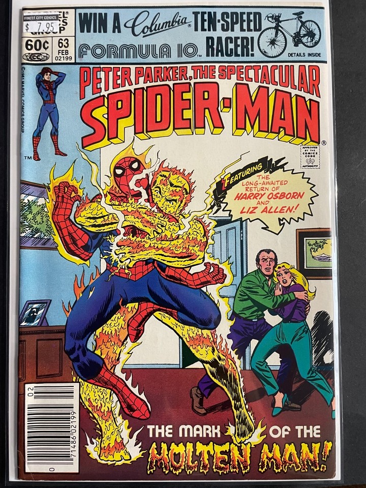 Peter Parker The Spectacular Spider-Man #63 Marvel 1981 Comics | eBay