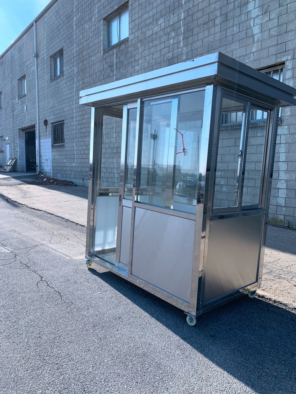 304 Stainless Steel Guard Shack Booth Portable Booths guard booths 6 ...