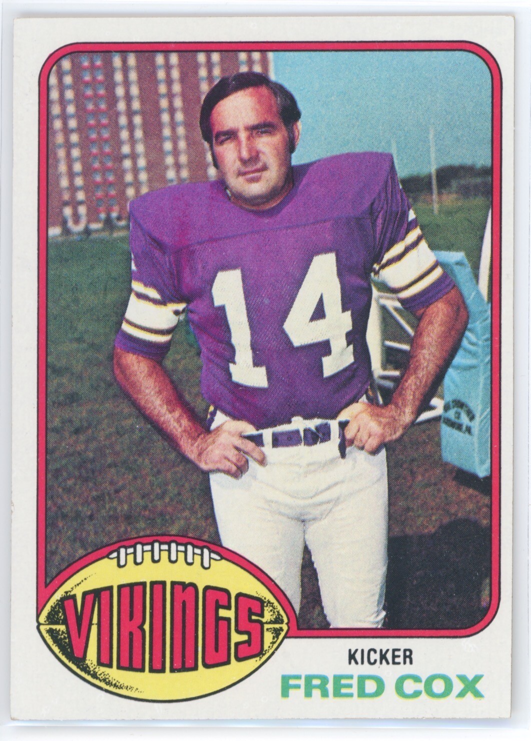 FRED COX 1976 TOPPS #479 VIKINGS | eBay