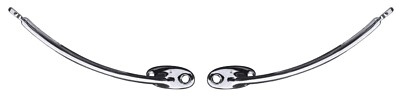 Chrome Left & Right Outside Mirror Arm Kit for 47-55 Chevy GMC Pickup ...