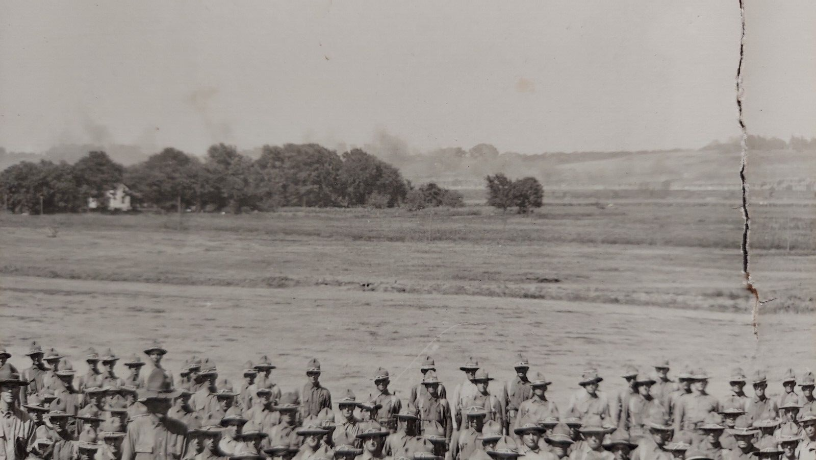 Orig Camp Dodge, Iowa WWI 3rd Battalion 352nd Infantry Regiment ...