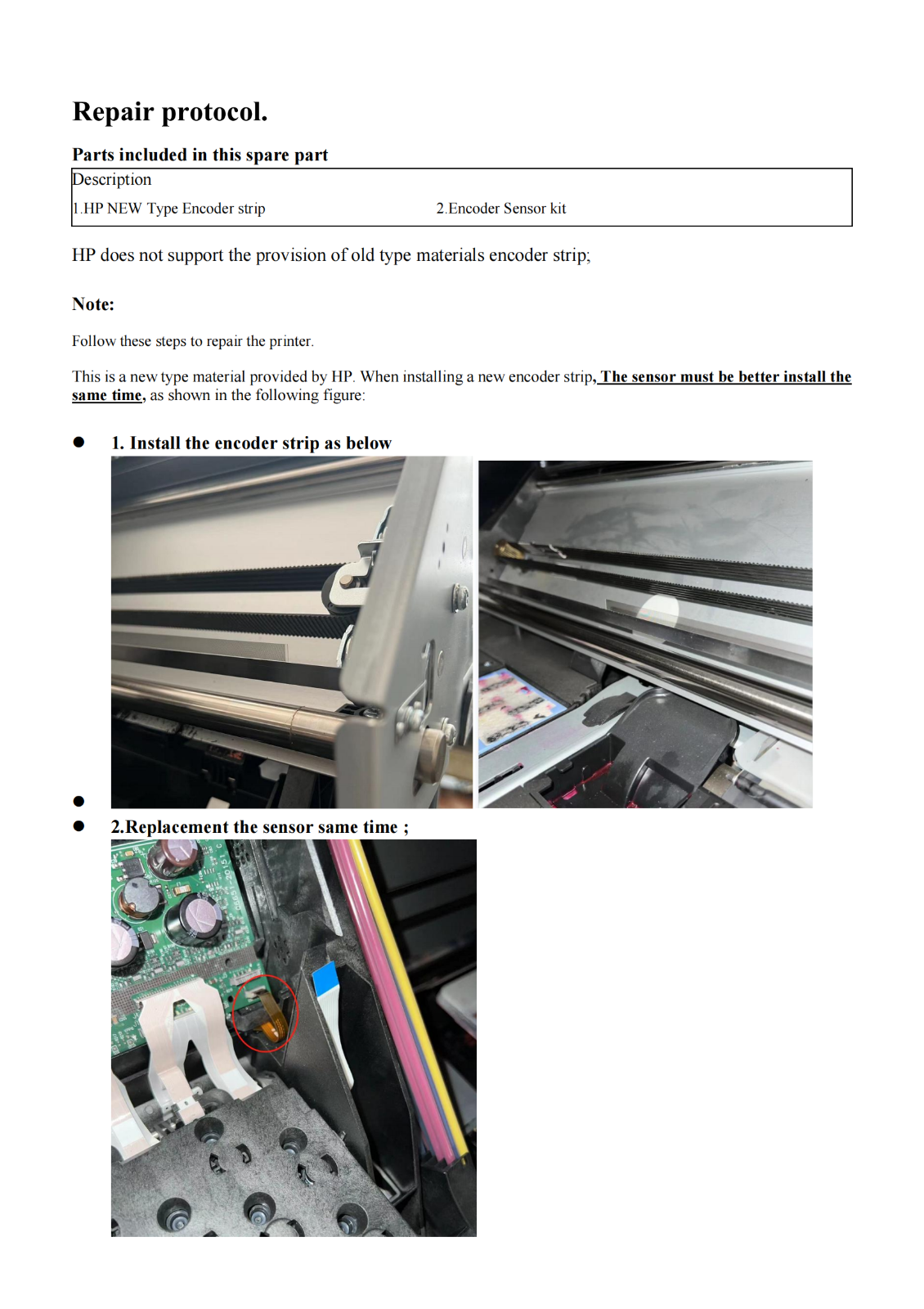 Encoder Strip CH956-67005 Fit for HP Designjet L25500 L26500 Latex260 ...