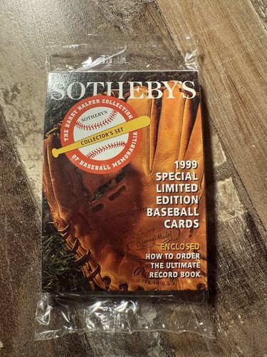 1999 Sotheby's Barry Halper Collection of Baseball Collector's Set ...