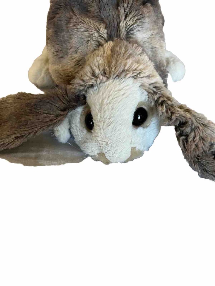 Folkmanis BABY LOP EAR BUNNY Realistic Brown Rabbit Hand Puppet Plush ...