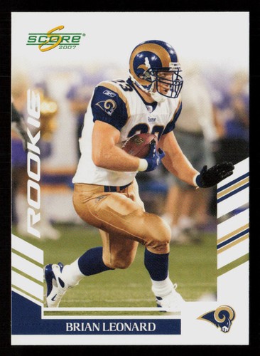 2007 Score #348 Brian Leonard St. Louis Rams Football Card | eBay