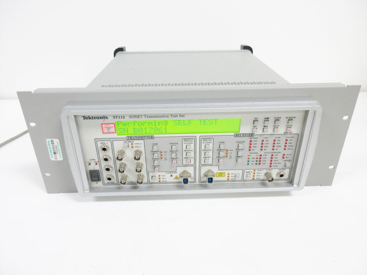 TEKTRONIX ST112 SONET TRANSMISSION TEST SET OC12 | eBay