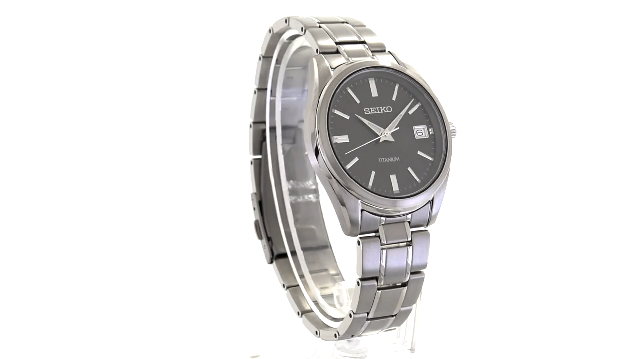 Seiko Essentials SUR375 Black Sunray Dial 10 ATM 40.2mm Men's Watch | eBay