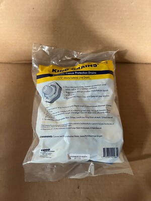 New King Innovation Plastic Lateral Line Drain 1/2 in. MPT | 22163 Lot ...