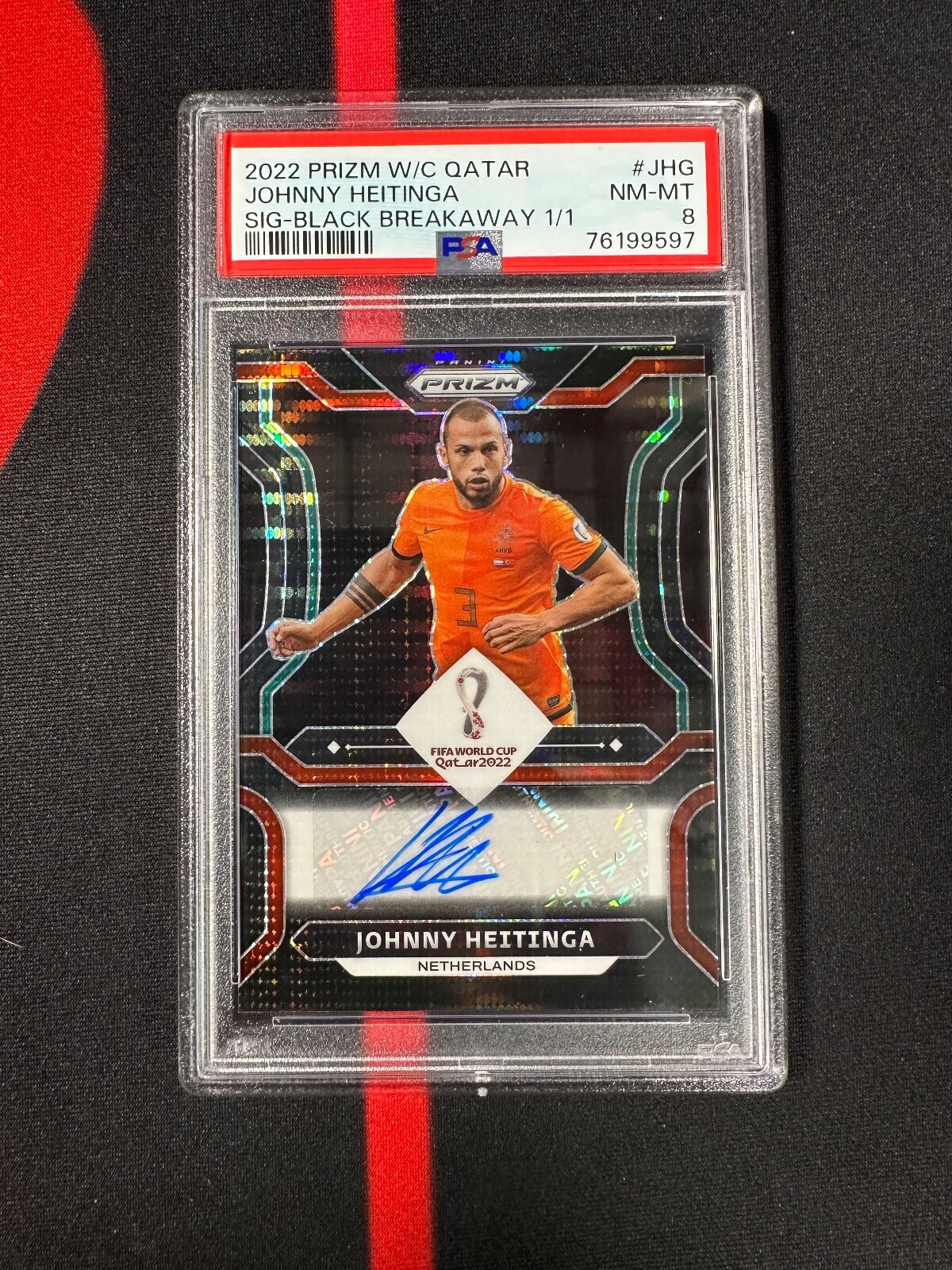 2022 Panini Prizm World Cup Qatar - Signatures Black Breakaway Prizm #S ...