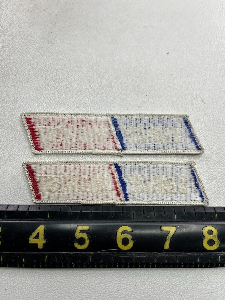 Vintage 2 Patches Bundle Lot SEAWAY MIDWEST Red White & Blue Patch M022 ...