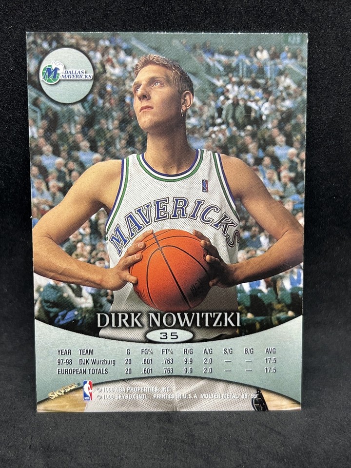 1999 Skybox Metal Smiths Dirk Nowitzki Rookie Card #35 | eBay