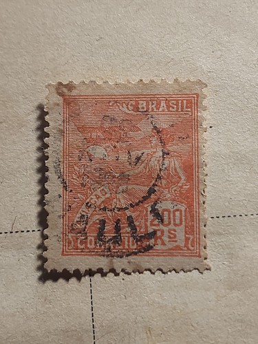 BRAZIL BRASIL LATIN AMERICA 200 RS CORREIO STAMP USED - #5707 | eBay