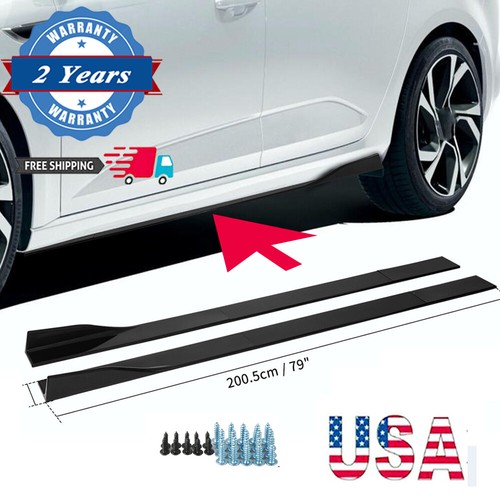 Gloss Black Side Skirt Rocker Panel For Lexus IS250 IS350 IS300 IS200T ...