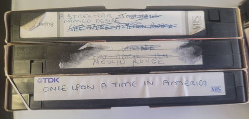 3 x RARE Home Recordings VHS Video Tapes films/adverts taped/recorded ...