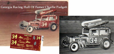 CD-2089-C #34 Hall Of Famer Charlie Padgett Skeeter DECALS | eBay