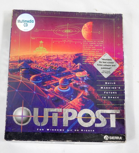 Vintage Sierra Outpost Windows 3.1 CD-ROM game ST533B29 | eBay