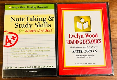 Evelyn Wood NoteTaking & Study Skills for Great Grades & Speed Drills ...