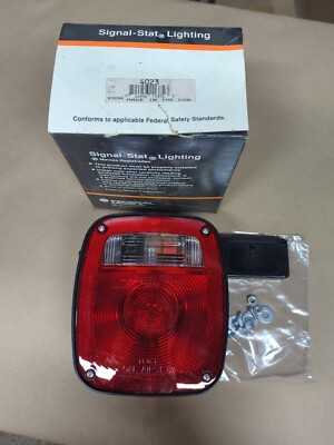 Signal-Stat 4023 RED REPLACEMENT LIGHT W/ LIGHT BULB, 3 STUD MOUNT NOS ...