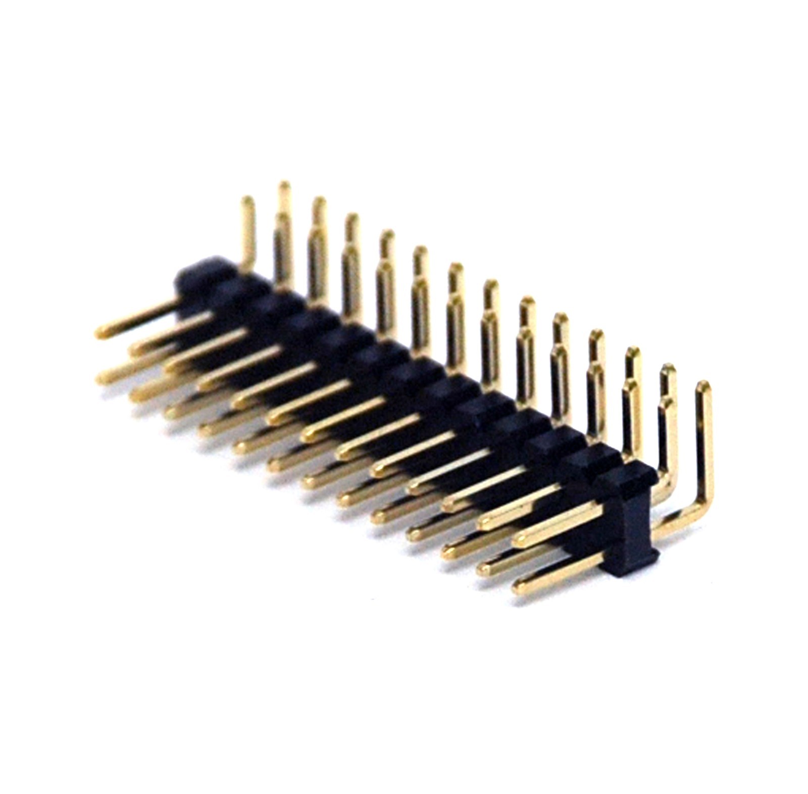 100pc Male Pin Header Right Angle 90° Dual Row 2x13P 2x13 26P 2.54mm ...