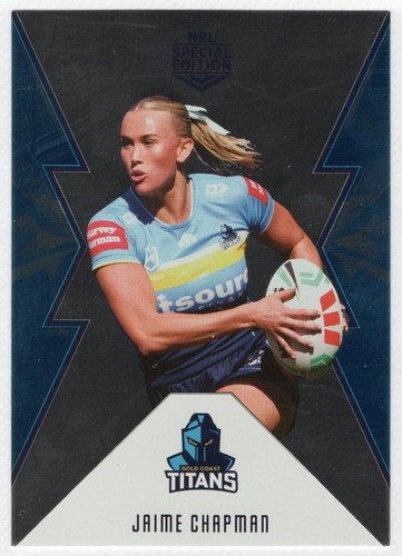 2025 NRLW BEST & LESS SPECIAL EDITION SILVER CARD - SP21 Jaime CHAPMAN ...