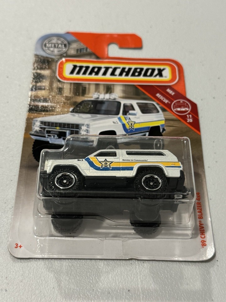 2019 Matchbox #53 '89 Chevy® Blazer™ 4x4 WHITE PEARL | MBX COUNTY ...