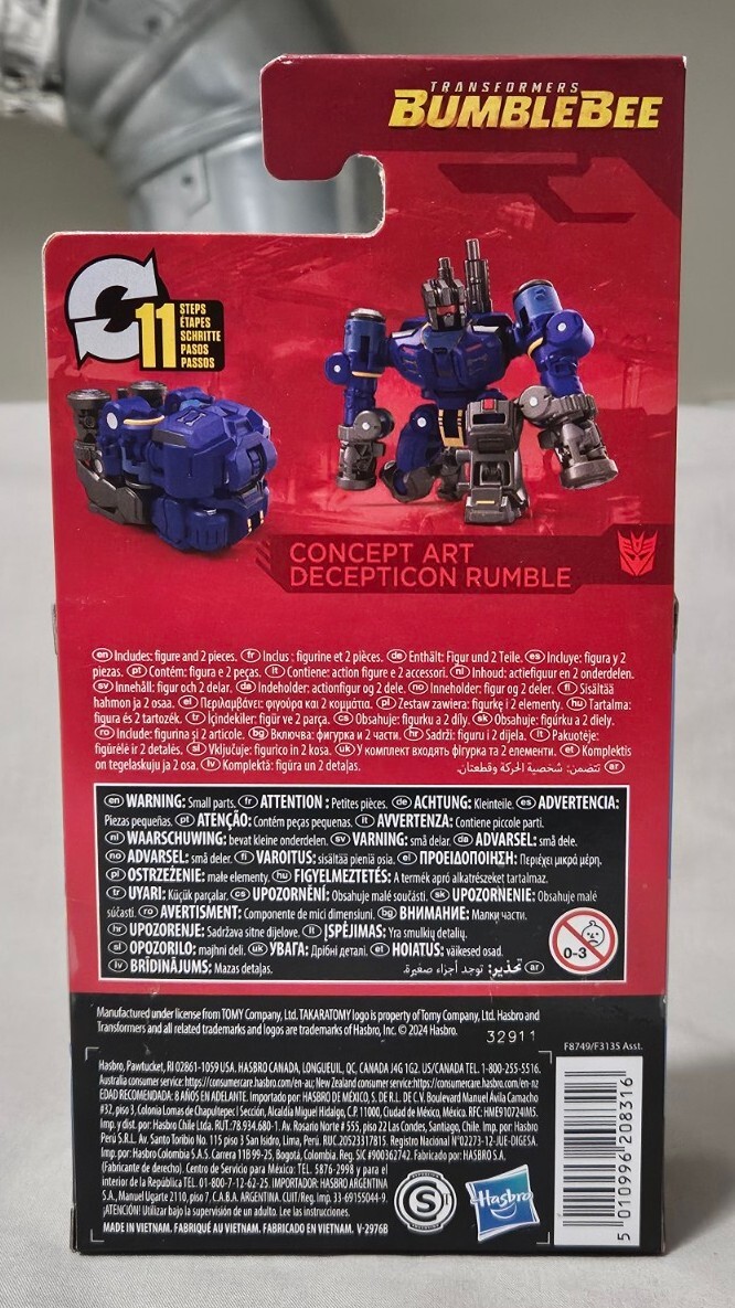 Hasbro Transformers Studio Series - Decepticon Rumble (Blue) Action ...