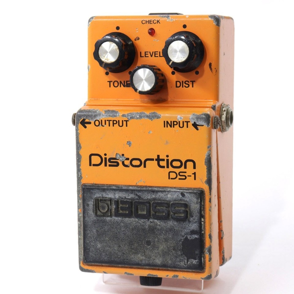 Boss DS-1 Distortion Pedal Orange Rock Guitar Effects Used Japan Made ...