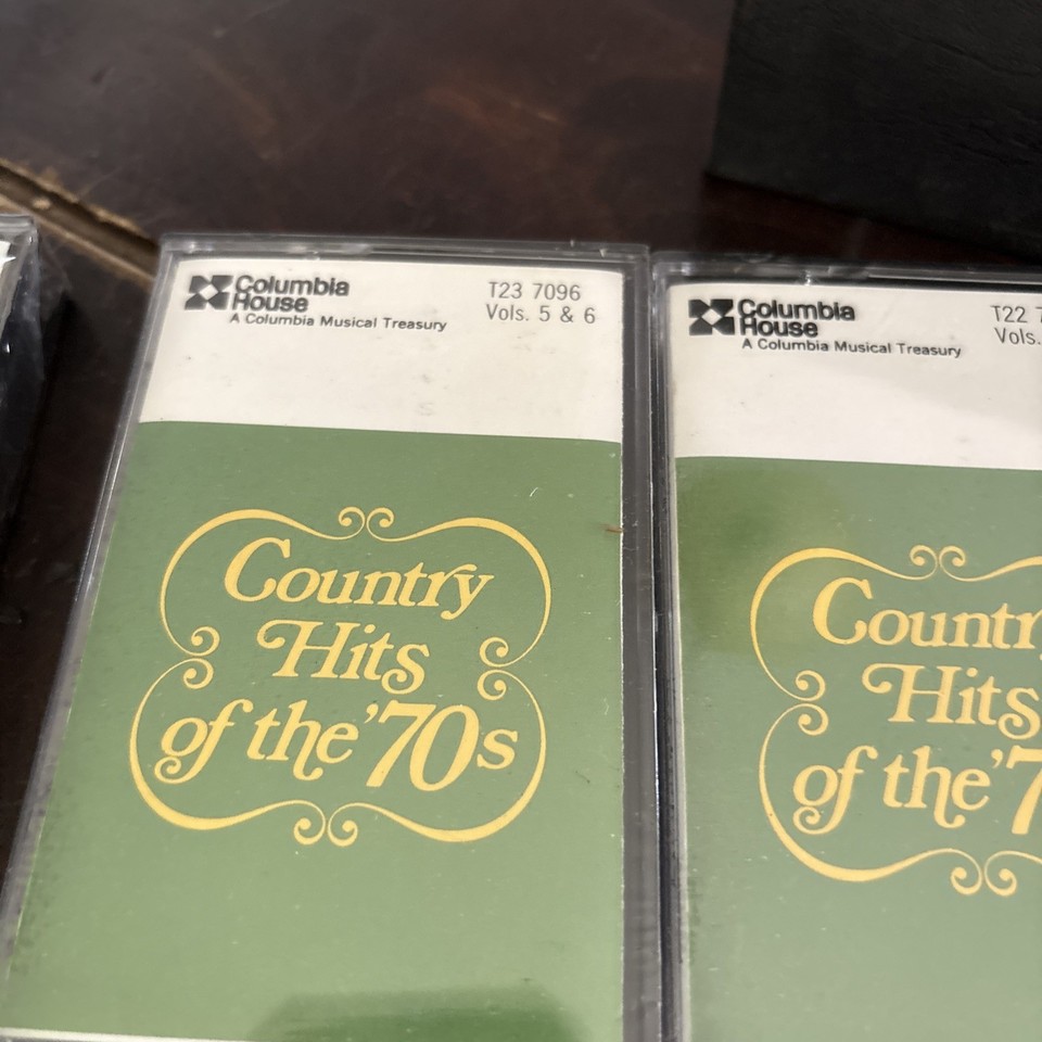 Columbia House Country Hits Of The 70’s Cassette Tapes Volume 1-6 | eBay