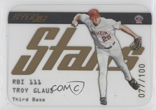 2003 Donruss Studio Stars Gold /100 Troy Glaus #SS-1 | eBay