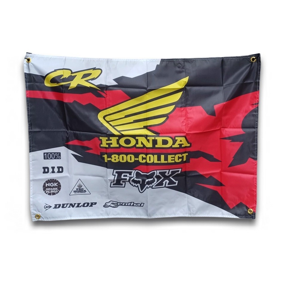 3ft x 5ft Retro Supercross Motocross Flag / Banner Honda 800 Collect ...